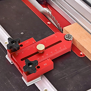 Fasmov Thin Rip Jig Table Saw Jig Guide for Making Repetitive Narrow Thin Strip Cuts Woodworking Tools Fast Thin Ripping Guide for Table Saw Band Saw Router Table, Extended Version