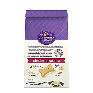 Old Mother Hubbard Mini Classic Chicken Pot Pie Biscuits Baked Dog Treats, 20 oz. (635193)