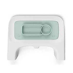 ezpz by Stokke Placemat for Clikk Tray, Soft Mint - Perfectly Fits Stokke Clikk High Chair Tray - Helps Prevent Messy Mealtimes - Durable, Convenient, Dishwasher & Microwave Safe - 100% Silicone