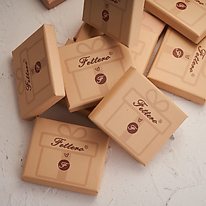 Fettero Birth Flower Necklace Gold Coin Stamp Dafodil Pendant Birthstone Aquamarine Month March 18K Gold Vacuum Plated Dainty 2MM Twist Rope Chain Simple Personalized Jewelry for Women