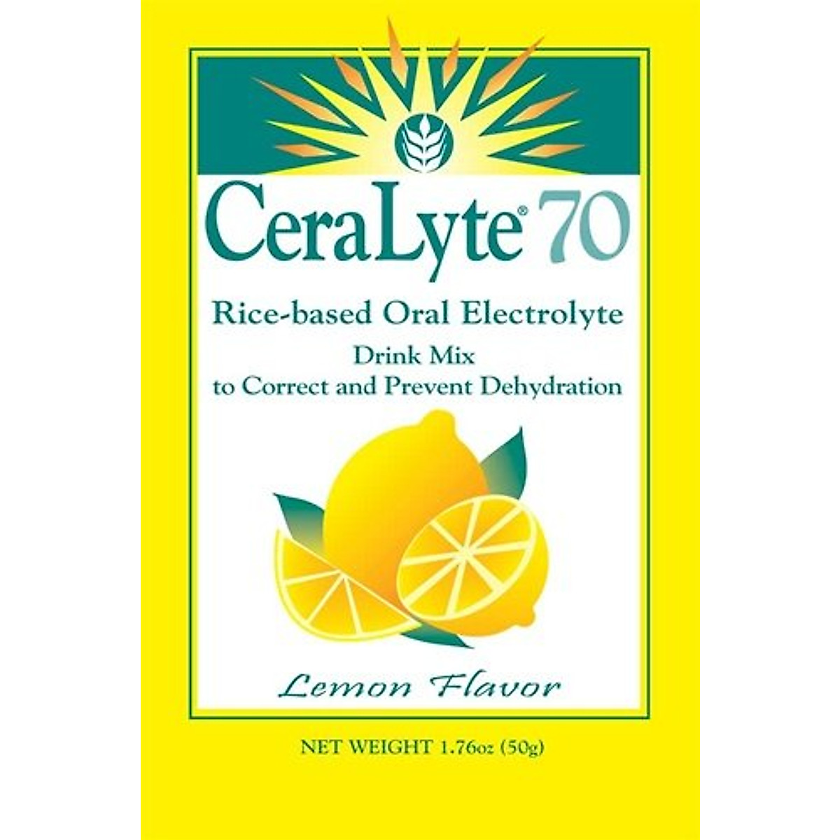 CeraLyte 70 - Rice Based Oral Electrolyte (50g SINGLE PACKET)
