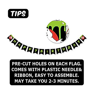 Ghost Busters Inspired Happy Birthday Banner, Horror Theme Bday Party Sign, Ghostbusters Halloween Bunting Decoration