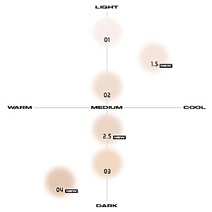 ABOUT TONE Blur Powder Pact 0.32oz - Pressed Powder Compact with Mirror and Puff Makeup Setting Finishing Blurring Natural Translucent Lightweight Face Sebum Oil Control Vegan Formula (02 LIGHT)