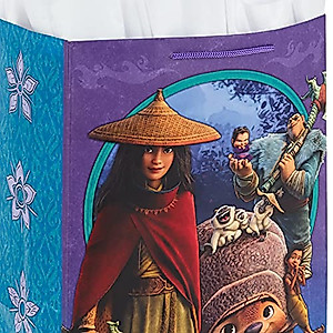 Hallmark 13" Large Gift Bag with Tissue Paper (Disney Raya and the Last Dragon) for Kids, Birthdays, Christmas