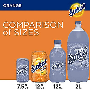Sunkist Orange Soda, 12 Fl Oz (Pack of 12)