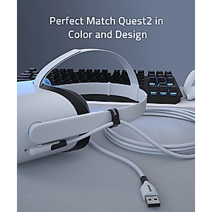 Syntech Link Cable 16FT with Hard Carrying Case Compatible with Quest2