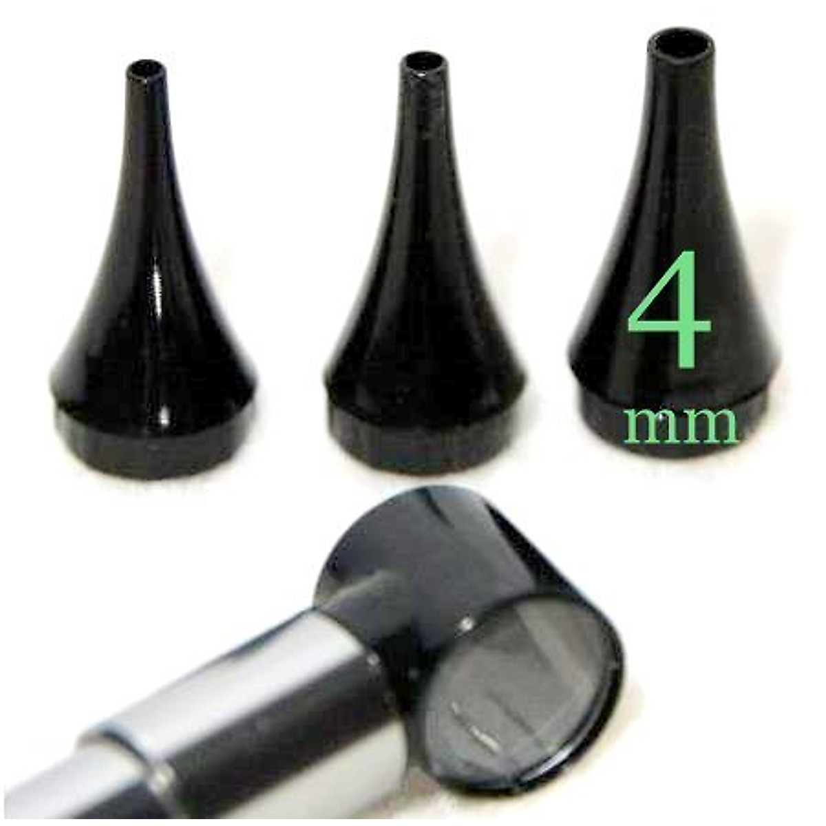 60 Count - Dr Mom 4 mm Disposable Otoscope Specula - Premium Quality for Dr Mom Third Generation Slimline and Original Model otoscopes ONLY