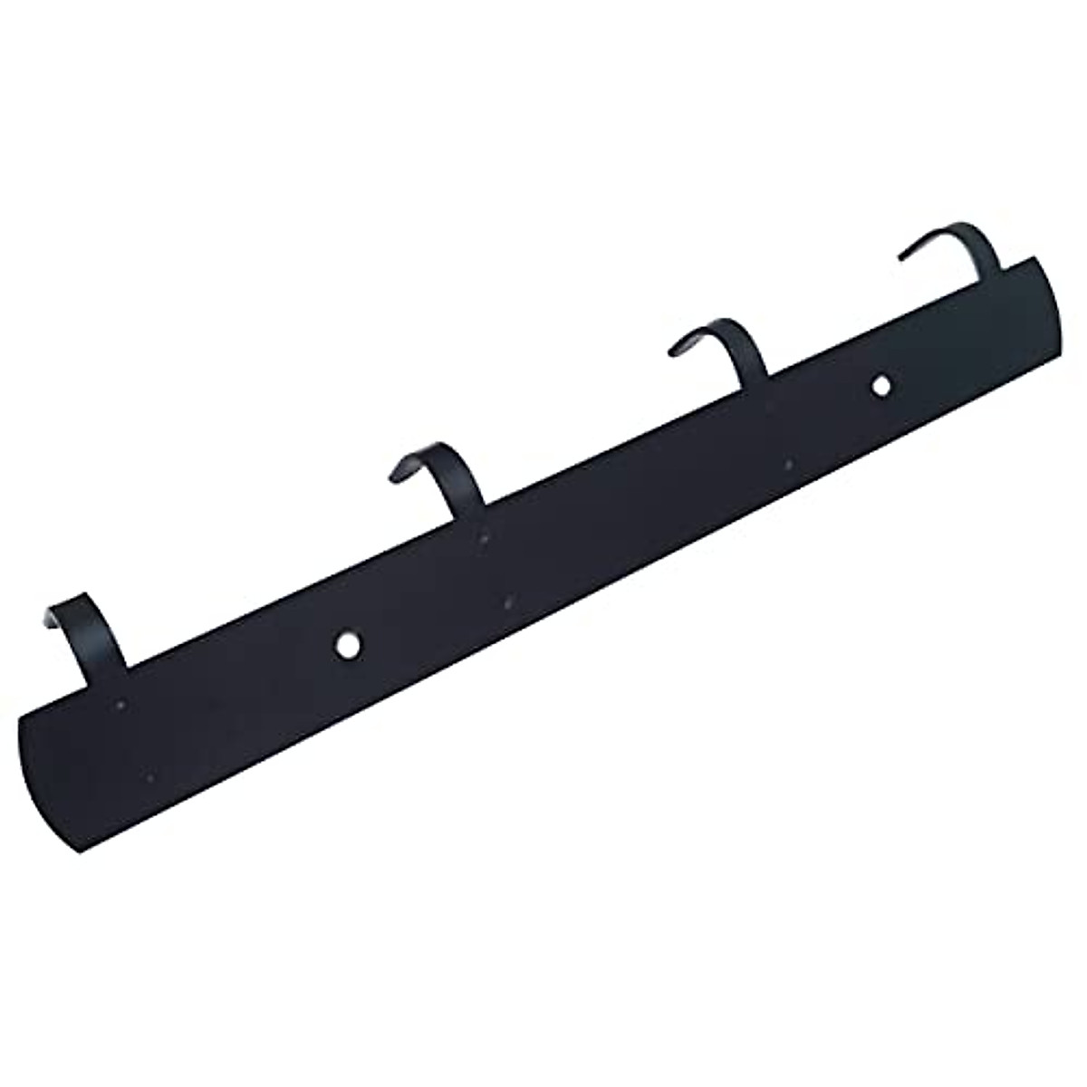 AOLZUNK Coat Hooks Wall Mounted, Stainless Steel Coat Rack, Hanging Coats Towels Hats Clothes, Black