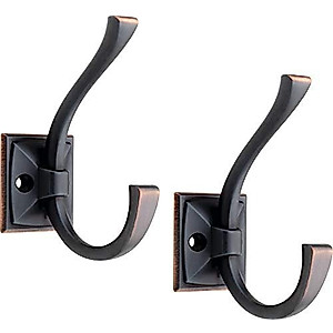 Liberty Hardware 137246 Ruavista Coat and Hat Hook, Single, Bronze with Copper Highlights