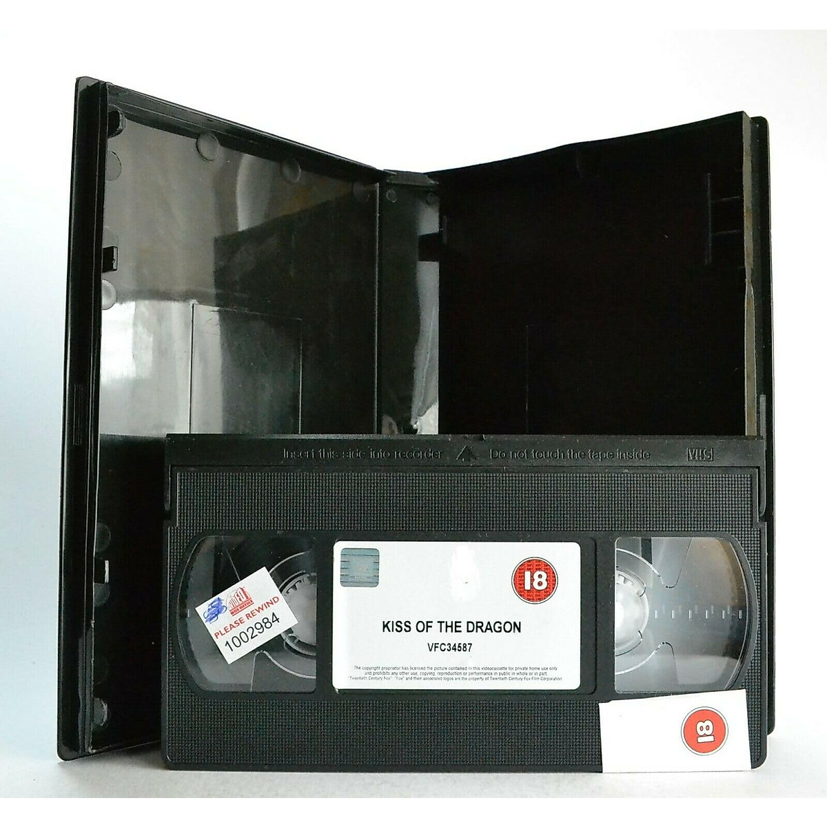 Kiss Of The Dragon: Jet Li - Martial Arts - Action - Large Box - Ex-Rental - VHS_AB