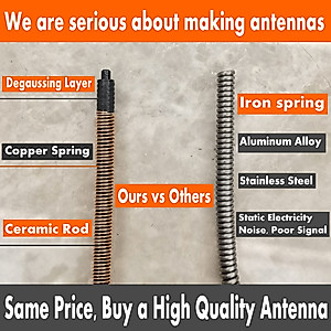 8 Inch Rubber Antenna for Dodge Journey (2010-2020), Dodge Journey Antenna - Car Wash Proof, Internal Copper Coil Antenna Mast Replacement for Dodge Journey