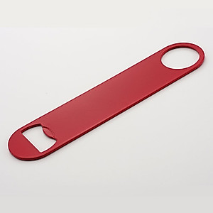 QLL 3 Pack 7" Heavy Duty Flat Bottle Opener, Black