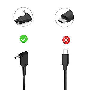 AC Charger Fit for Acer Swift Spin 1 3 5 SF114 N16P9 SP315-51 SP111-33 SF314-52 N16W2 N15V2 SF114-32 N17W6 N17H2 SF314-51 SF314-42 SP314-51 SP314-53N SF515-51T Laptop Adapter Power Supply Cord