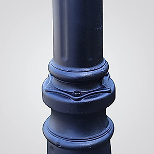 Enlylyog Fashion Simple Modern European Garden Landscape Lamp, Outdoor High Pole Street Lamp, Home Villa Garden Lawn Lamp,Hotel Outdoor Garden Lamp