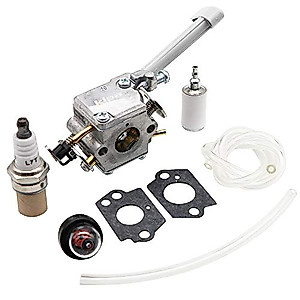 kipa Carburetor 308054079 for Ryobi RY08420 RY08420A Backpack Blower BP42 530069247, with Mounting gaskets Fuel Filter New Spark Plug Fuel Lines Prime Bulb, Durable Fuel Carburetor mantience kit