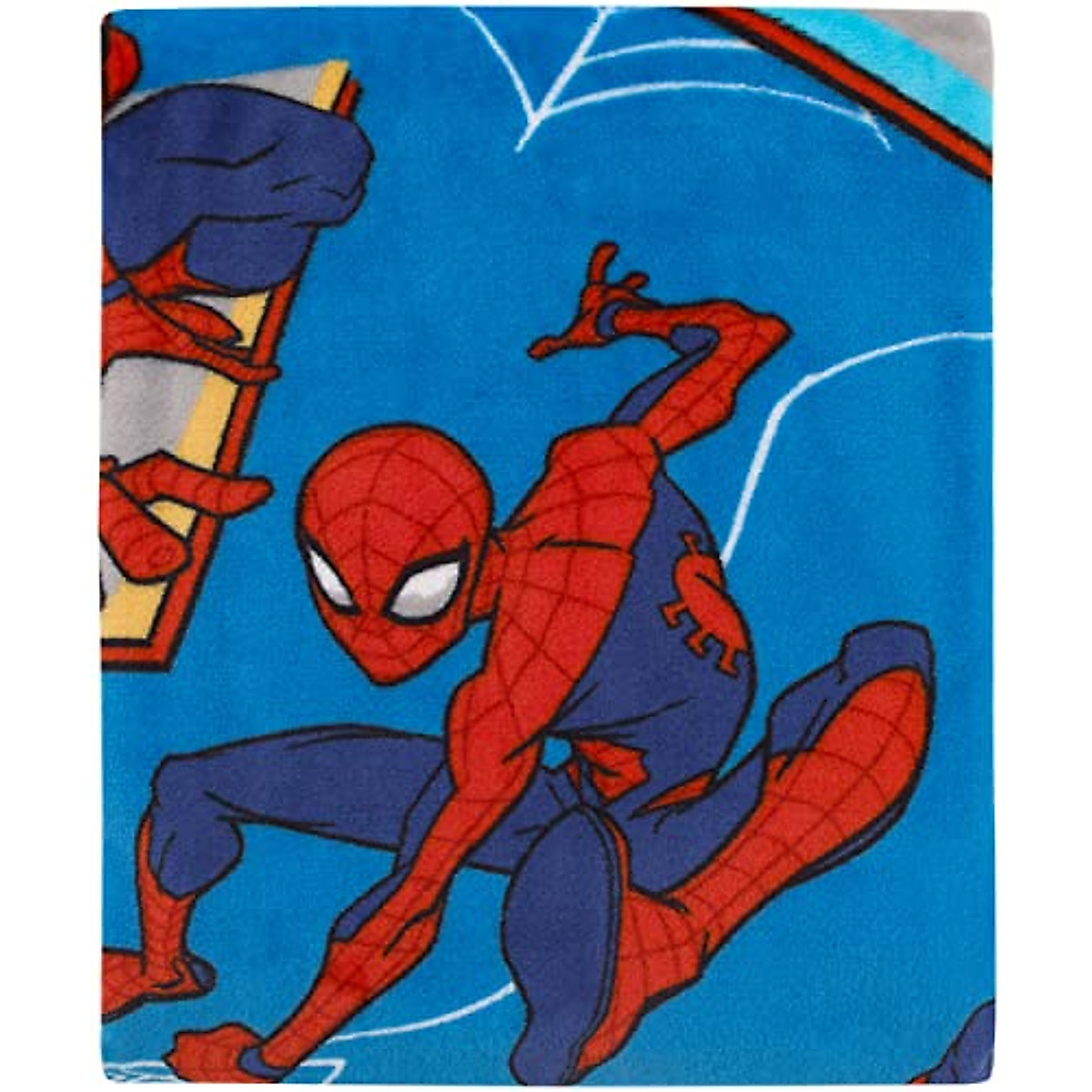 Marvel Spiderman Toddler Blanket - 40” X 50” - Super Soft, Plush, Warm and Comfortable