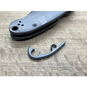 Metonboss Tumbled Zirconium Gear BACKSPACER for Spyderco PARA 3