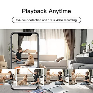 LAXIHUB Dog Camera 2K, Pet Cam Indoor Security Camera, Pan/Tilt 2.4GHz WiFi Camera with Super IR Night Vision, Motion Detection & 2-Way Audio, Compatible with Alexa & Google Assistant…