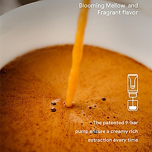 CHANGLKJ Portable Espresso Machine, Travel Espresso Maker with Small Tea Cup, Compatible NS Capsules and Ground Coffee, USB Powered and Super Endurance, for Camping, Travel, RV, Office, Hiking, Home