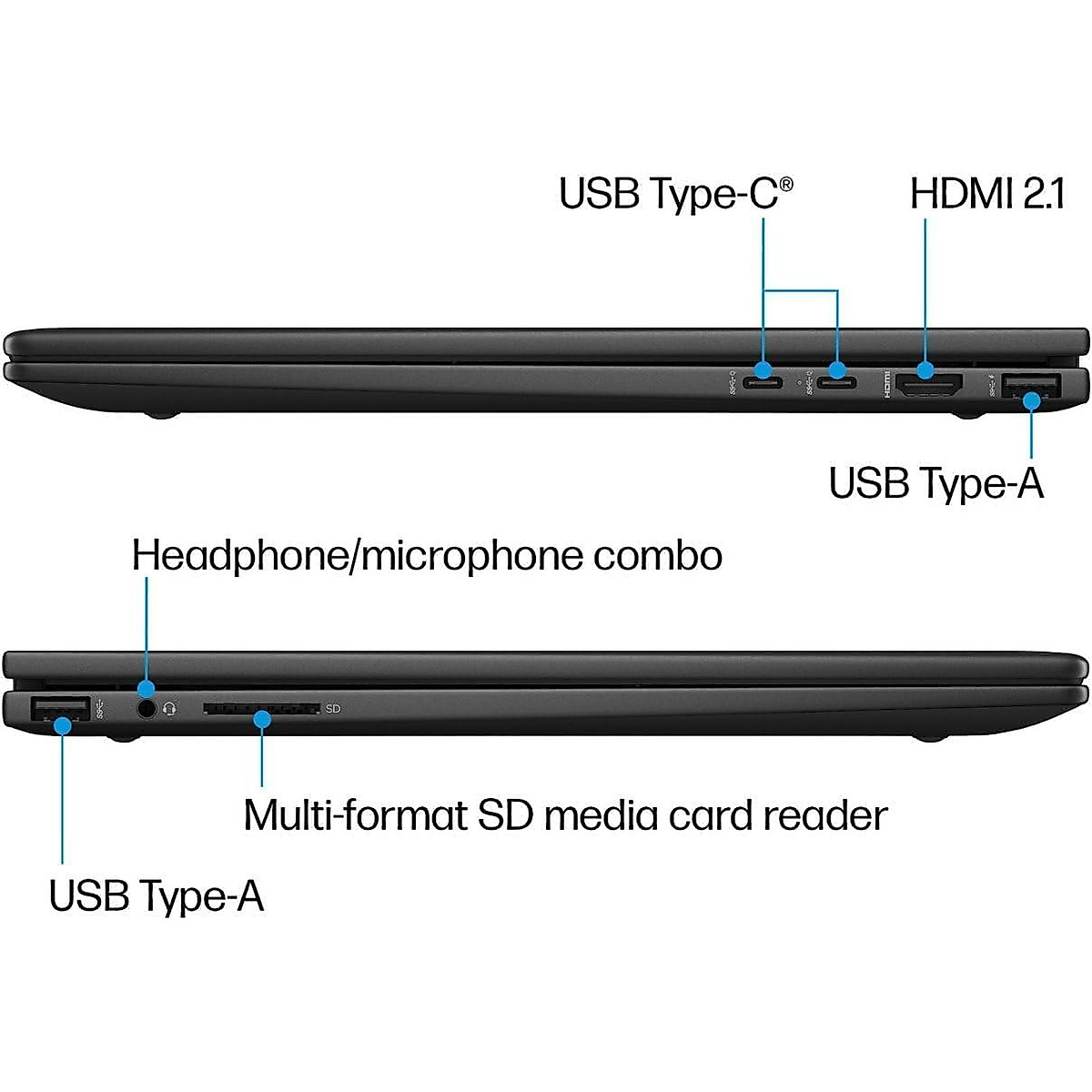 HP Envy 2-in-1 15.6" FHD Touchscreen Laptop, 6-Core AMD Ryzen 5 7530U(up to 4.5GHz), 8GB RAM 512GB PCIE SSD, Backlit Keyboard, Fast Charge, HDMI USB A&C, Windows 11 H W/GM Accessory