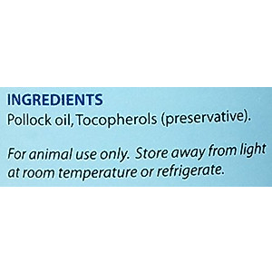 Grizzly Pollock Oil Supplement for Dogs, 32-Ounce