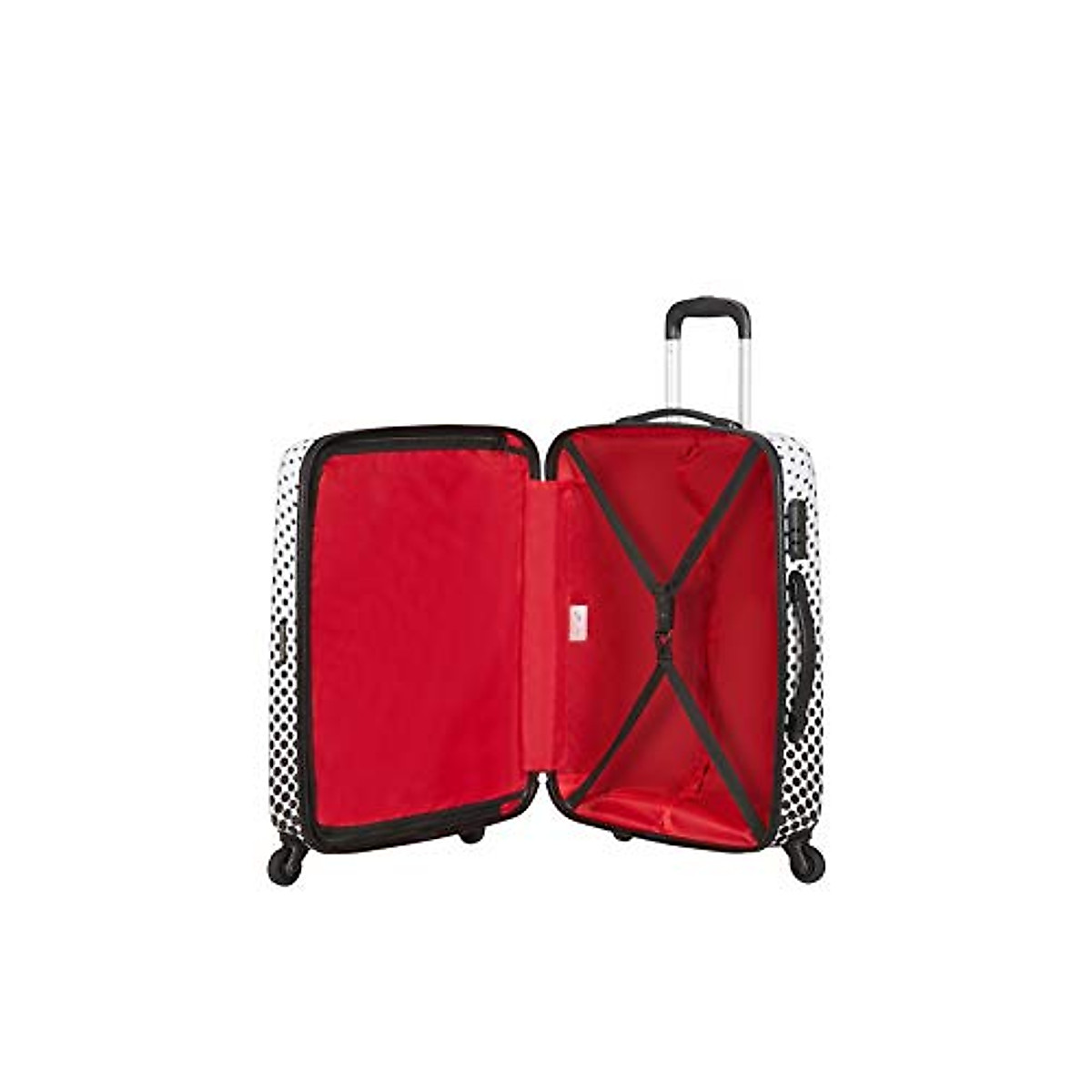 American Tourister Hand Luggage, Multicolour (Mickey Mouse Polka Dot), 65 Centimeters