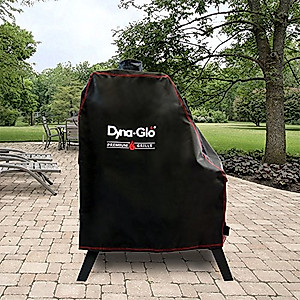 Dyna-Glo DG1176CSC Premium Vertical Offset Charcoal Smoker Grill Cover, Black