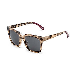 Sofia Vergara x Foster Grant Women's Sierra Full Lens SunReaders Square Reader Sunglasses, Berry Tortoise, 54 mm + 2.5
