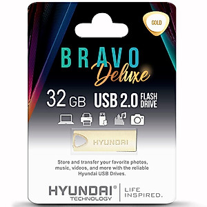 32GB Bravo Deluxe USB 2.0 Gold,