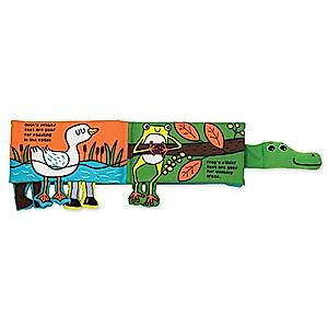 Melissa & Doug Soft Activity Baby Book - Whose Feet?, 2000+ toys - 1 EA, Multi color