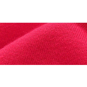 HAXICO Unisex Children Solid Zip-Up Hooded Sweatshirt Toddler Baby Boys Girls Classic Hoodie Cotton Tops Blouse Red, 3T