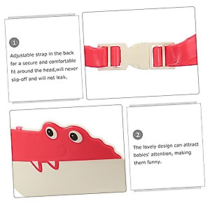 Toyvian 3pcs Children's Shampoo Cap Shampoo Bath hat Bathing tub Kids Bathroom Safety Products bathtubs for Toddlers Infant Baby tubs Kids Shower Hats Flexible Bathing hat Fur hat