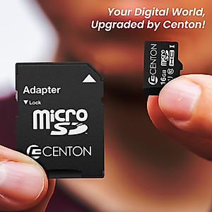 Centon Electronics Micro SD Card, Ultimate Memory Card for Phones, Tablets, Cameras, and More, 16GB