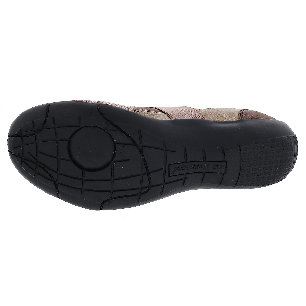 Ros Hommerson Women's Cherry Brown Fabric Slip On Casual Flat, 7 Wide (D) US