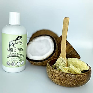 Gryph & IvyRose Smooth Sailing Herbal Hair Conditioner for Kids - All Natural, Sustainable, Cruelty Free, No Parabens, No Sulfates, Vegan - USA Made - 8oz (1-Pack)