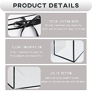 QLSKO 30th Birthday Keepsake Gift Paper Bag for Her-N°30 EST.1994 Thirty Anniversary Party Present Shopping Tote Bags Women 30 Year Old Decorations Idea (Small, 1994 30th)