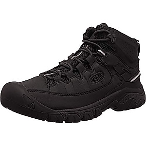 KEEN mens Targhee Exp Mid Wp Hiking Boot, Black, 8.5 US