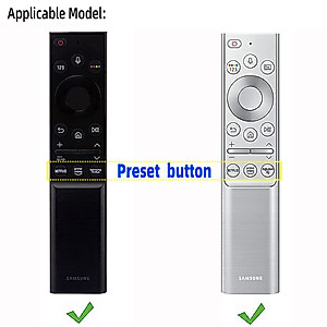 Silicone Cover for Samsung Solar TV Remote Control BN59 Series 2021, Light Weight Samsung Remote Cover Case Shockproof Silicone Sleeve(Luminous Green)