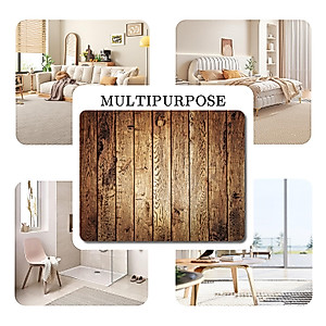 kksme Large Area Rug Carpet Floor Washable Mats Rugs 5'x6' for Living Room Bedroom Home Decor 3D Wood Floor