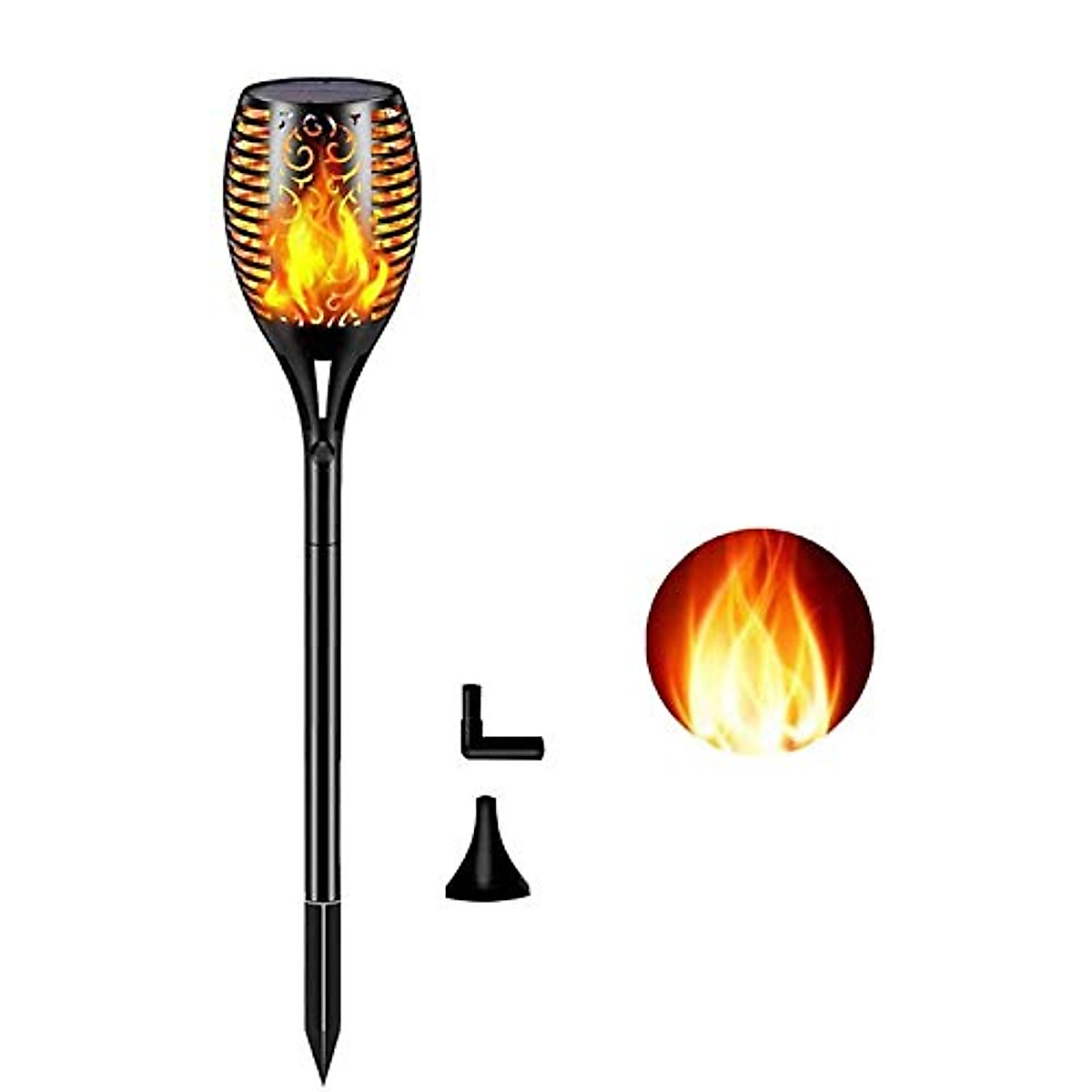 Ubrand Solar Torch Light Waterproof 96Led Outdoor Landscape Light,Solar Flame Garden Patio Torch-1
