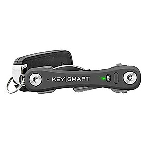KeySmart Pro- Compact Smart Trackable Key Holder w LED Flashlight & Tile Bluetooth Key Finder Technology, EDC Key Organizer, Other Mini Tools & Accessories for Men, Husband & Dad