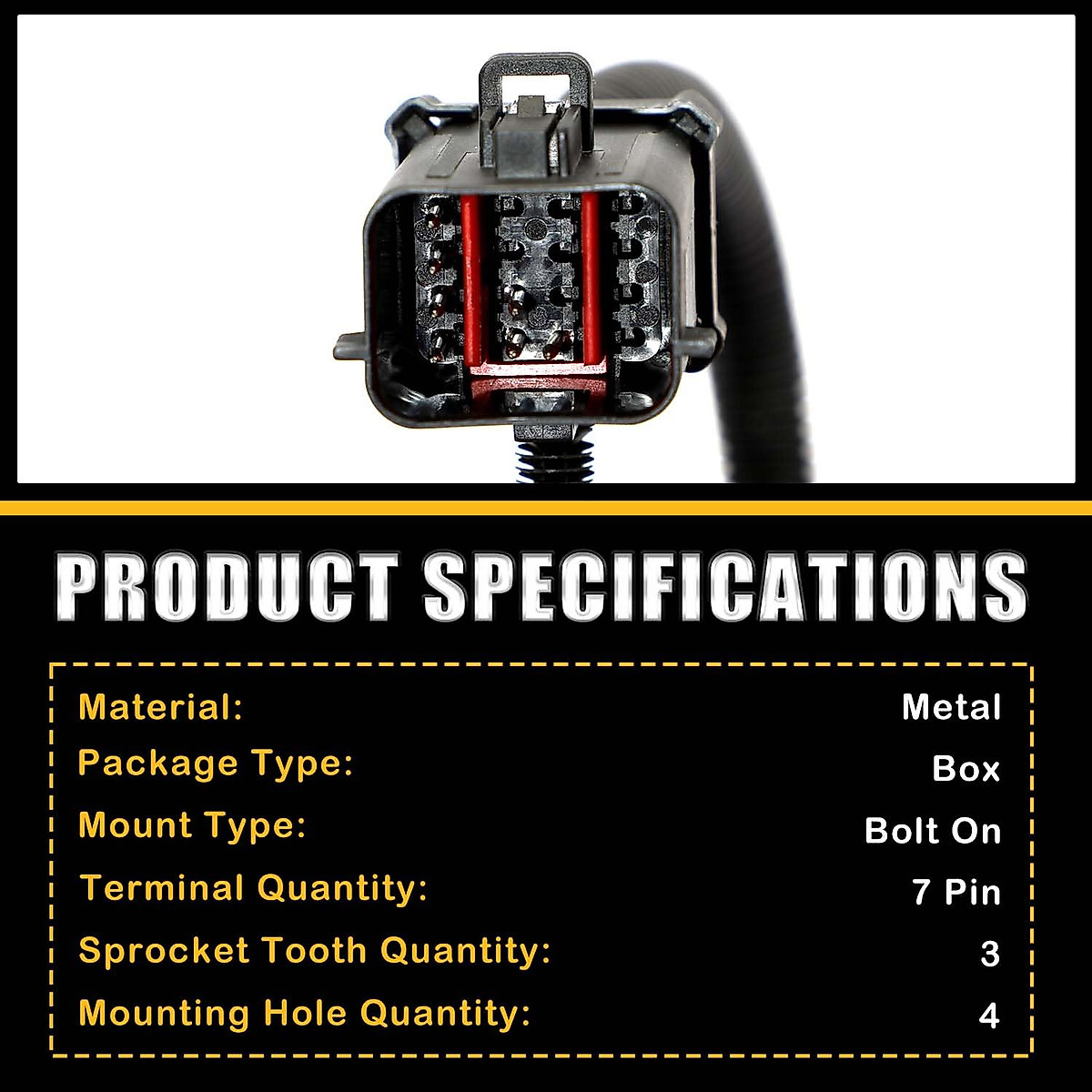 Fexhull 600-571 4WD Transfer Case Shift Motor with 7 Pin Fits for Ford Expedition 2012-2017 | Fits for Ford F-150 2012-2014, CL3Z7G360A