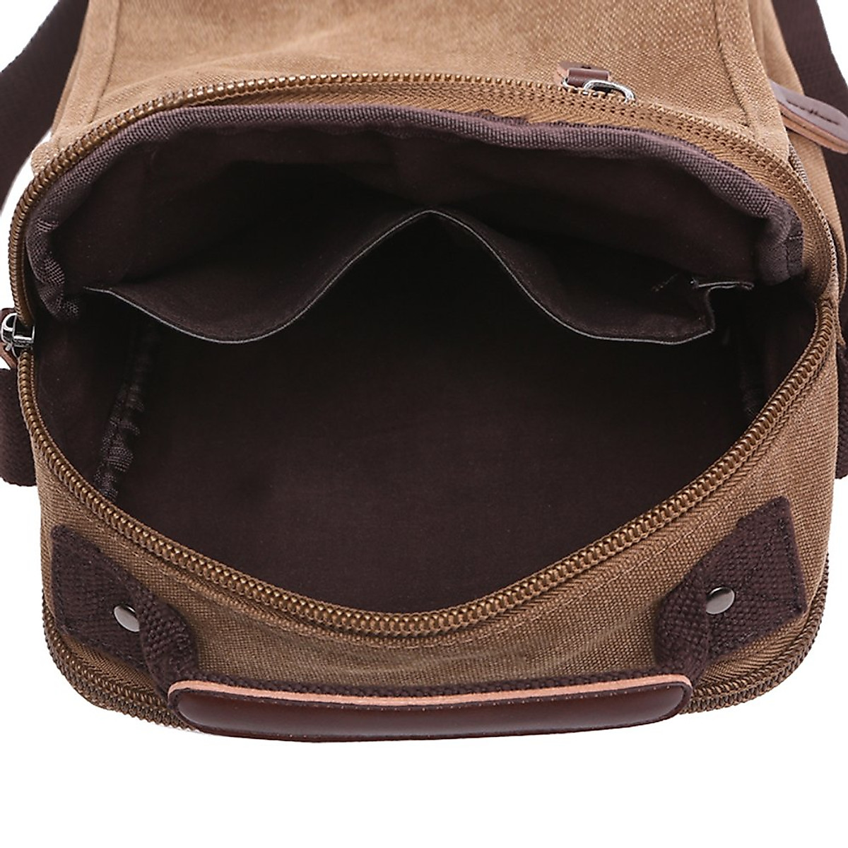 mygreen Unisex Black Small Canvas Vertical Shoulder Messenger Bag Crossbody Business Leather Bag Satchel for Kindle