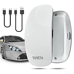 YUVETH Wireless Android Auto Adapter 2023 Newest Version, Wireless A2A Dongle for OEM Wired AA Car Model 2017-2023, Plug & Play 5Ghz WiFi Auto Connect Support Online Update for Android 11-13, White