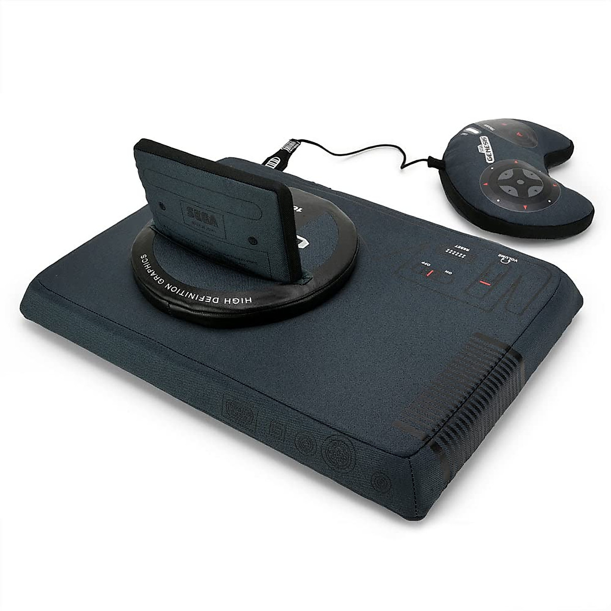 Kidrobot SEGA Genesis Gaming Console 12 Inch Interactive Plush with Sonic Cartridge