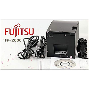 Fujitsu FP-2000 High Speed Direct Thermal Printer USB - Monochrome - Desktop - Receipt Print - Barcode Label - Supports Windows, OPOS, Java POS, Cups Linux, Android & iOS
