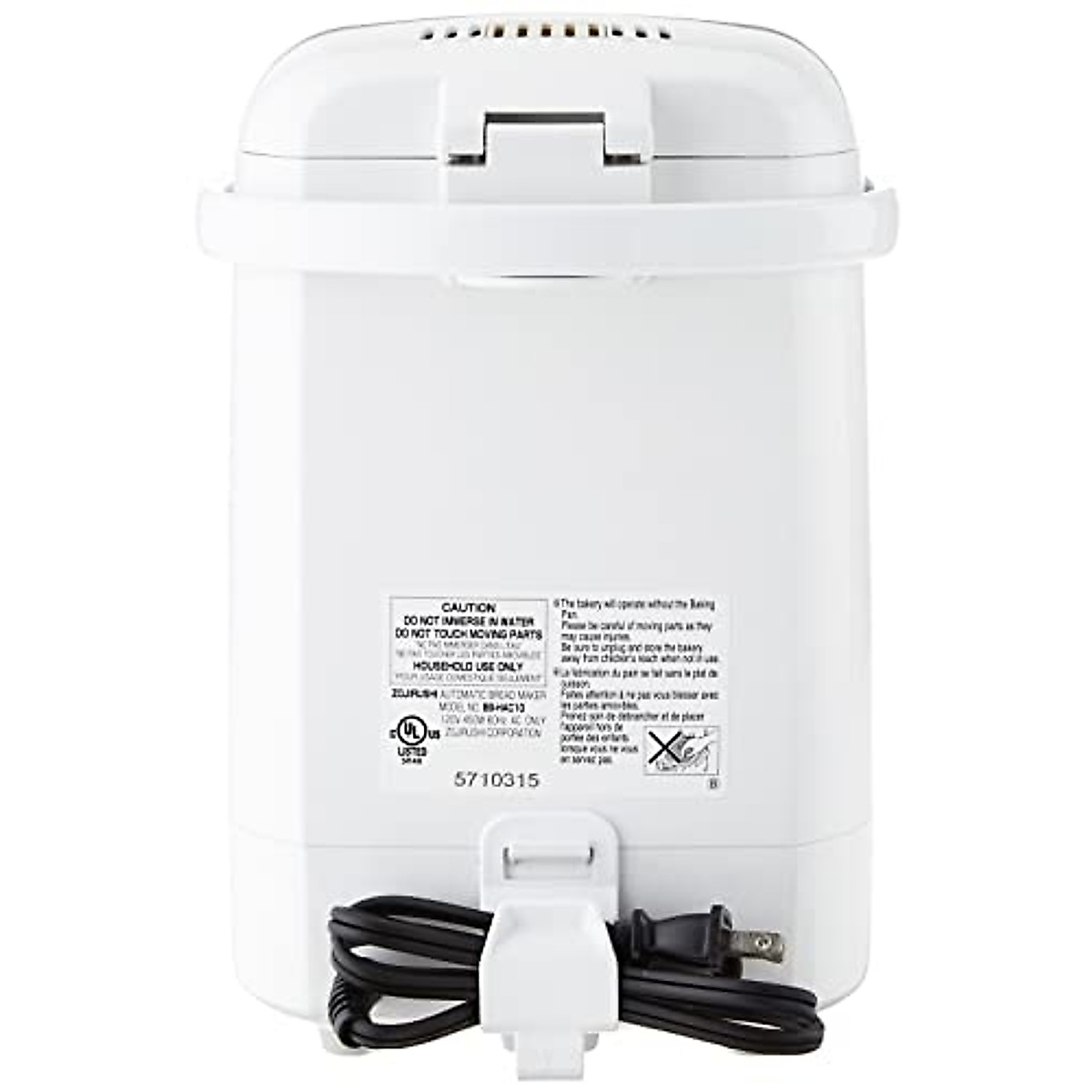 Zojirushi BB-HAC10 Home Bakery 1-Pound-Loaf Programmable Mini Breadmaker