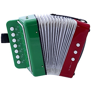 D'Luca G105-MEX Child Button Accordion Mexican Flag