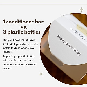 RE: REKURATOR Nourishing Solution with Conditioner Bar - Moisturizing and Silky Soft, Sulfate-Free, Cruelty-Free, 100% Vegan, Zero-Waste, Palm Oil Free