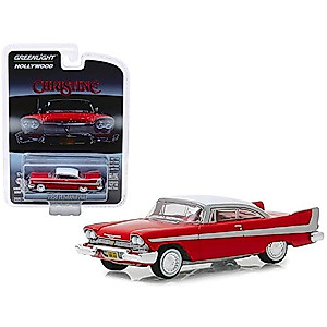 DIECAST 1:64 Hollywood Series 23 - Christine - 1958 Plymouth Fury (RED/White ROOF) 44830-C by Greenlight